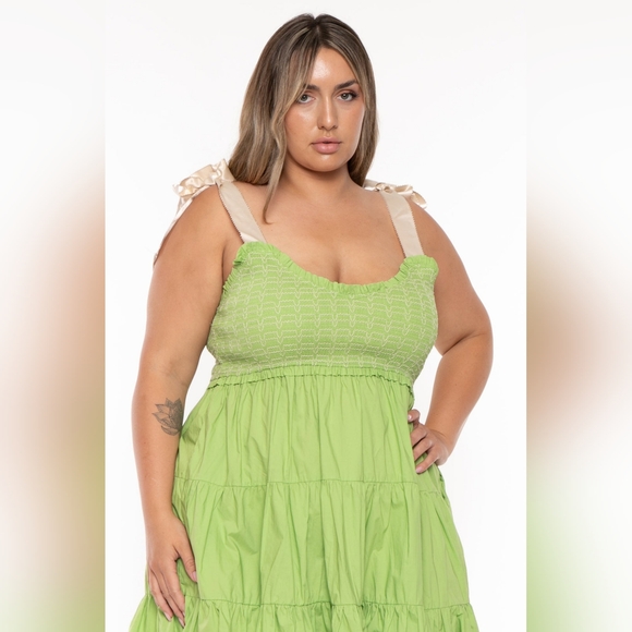 Curvysense | Dresses | New Nwt Curvysense Plus Size Amanda Ribbon Tie ...